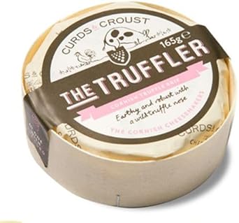 The Cornish Truffler - Truffle Brie-165g: Gourmet Truffle Brie Cheese a ...