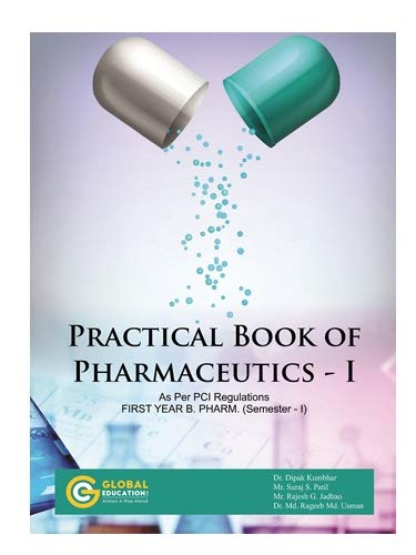 Buy Practical Book of Pharmaceutics-I | B.Pharmacy 1st Semester 1st ...