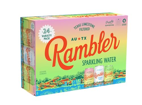 Snapklik.com : AUTX RAMBLER Variety Sparkling Water 24-Pack