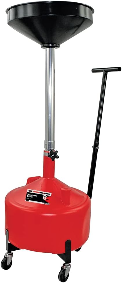 Amazon.com: AFF 8870 8 Gallon Waste Oil Drain with Metal Trolley ...
