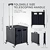 Amazon.com: MACOPRO Folding Utility Cart Portable Rolling Crate ...