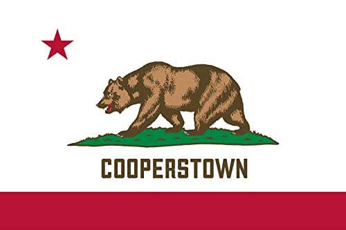 Amazon.com: Cooperstown California Flag Sticker Decal Mega Deal 7 ...