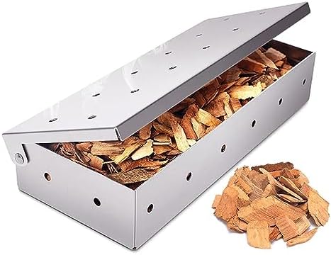 Räucherbox Gasgrill Edelstahl - Smokerbox für Gasgrill, Smoke Box Grill ...