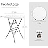 Amazon.com: pollilar 28in Cocktail Table Small High Top Table Bar ...