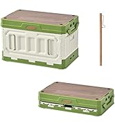 Amazon.com - Joytwo Camping Storage Box Bins with Lids Collapsible and ...