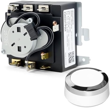 Amazon.com: WE04X24550 Dryer Timer with WE01X24552 Control Knob for GE ...