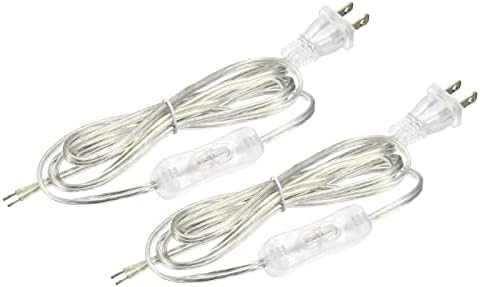 Amazon.com: MECCANIXITY Lamp Power Cord US Plug Stripped Ends Light ...