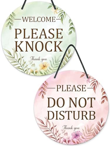Amazon.com: Putuo Decor Do Not Disturb Door Hanger for Office, PVC ...