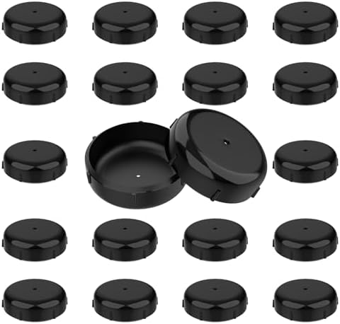 ZIUZI 20 Pcs Wrought Iron Patio Furniture Feet Caps, 1-1/2" Round ...