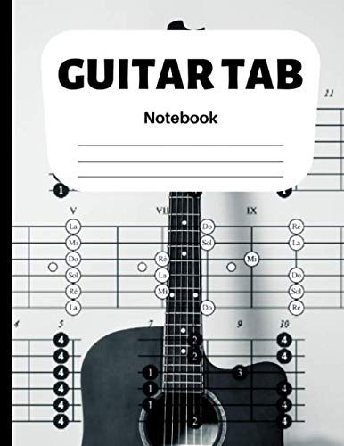Amazon.com: Guitar Tab Notebook: Guitar Tab Notebook: Guitar Tab ...