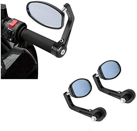 AutokraftZ Motorcycle Handlebar Mirrors for KTM, Bajaj, and More - Side ...