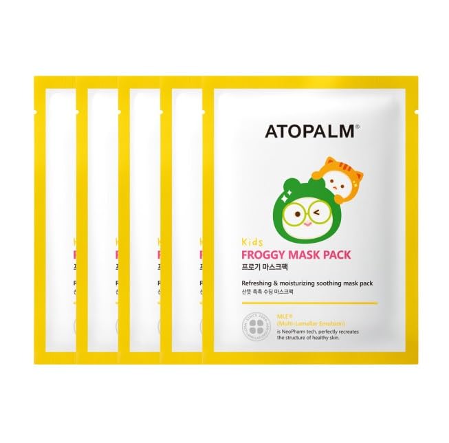 Amazon.com : ATOPALM KIDS FROGGY MASK PACK 1 BOX (5 Sheets ...