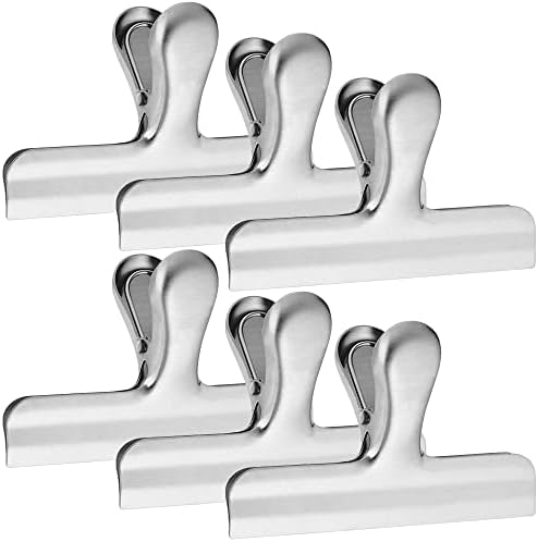Amazon.com: Pack of 8 Bag Clips, Stainless Steel and Heavy Duty Metal ...