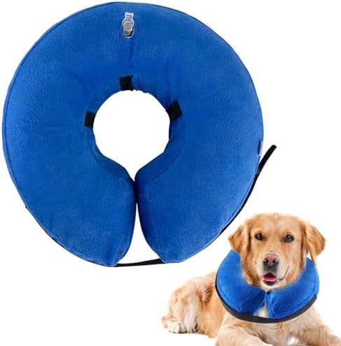 KMZ Pet Inflatable Protection Cover Collar Inflatable Recovery Collar ...