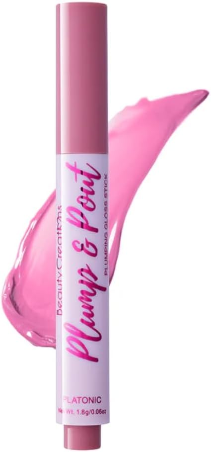 LIP GLOSS STICK VOLUMINIZADOR PLUMP POUT BEAUTY CREATIONS (PLATONIC, 12 ...