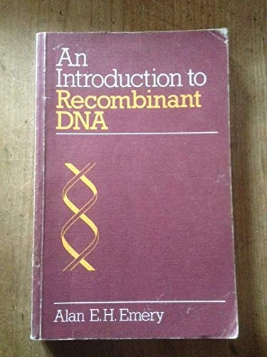Buy An Introduction to Recombinant DNA Book Online at Low Prices in ...