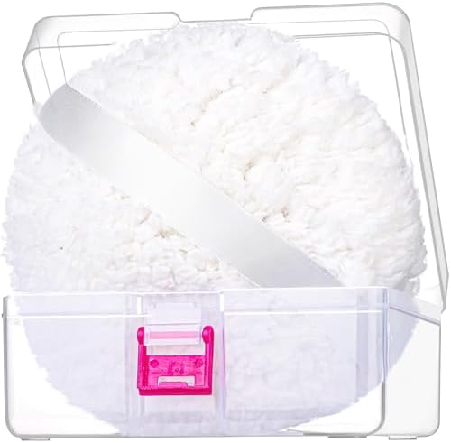 Amazon.com: WSYUB Powder Puff, 6'' Powder Puff for Body Powder,Body ...