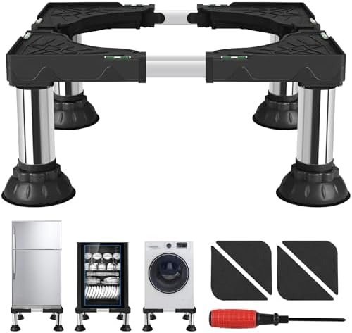 Amazon.com: Adjustable Fridge Stand- Refrigerator Stand-Mini Fridge ...