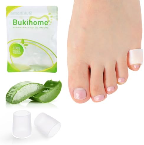 Amazon.com: Bukihome Small Gel Toe Protectors - 8 Pack Toe Sleeves with ...