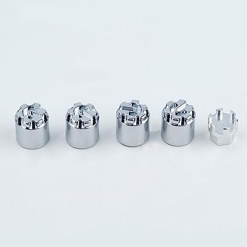 Amazon.com: DJX 4PCS Aluminum M4 Wheel Nut Center Cap Locking Hubs w ...