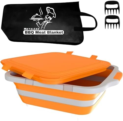 Amazon.com: MAYALEAD BBQ Master Set – Orange XL Prep Tub and Black BBQ ...