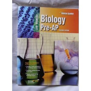 Amazon.com: Biology Pre-AP Laboratory Manual (Glencoe Science Pre-AP ...