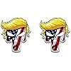 Amazon.com - Trumpisher Skull American Flag Vinyl Sticker Decal (2 Pack ...