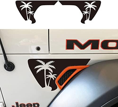 Amazon.com: 2 x Gloss Black Islander Edition Hood Decal Beach Club Tiki ...