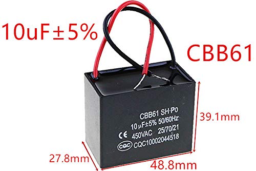 Buy iHaospace Ceiling Fan Capacitor Wall Fan Capacitor Stand Fans ...