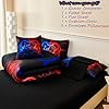 Amazon.com: ZRNBAST 6-Piece Gamer Comforter Set Queen Size Red and Blue ...