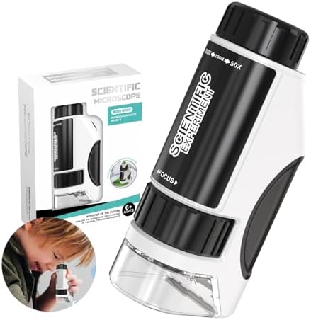 Amazon.com: Kids Microscope, Your Scientist Miniscope, Portable ...