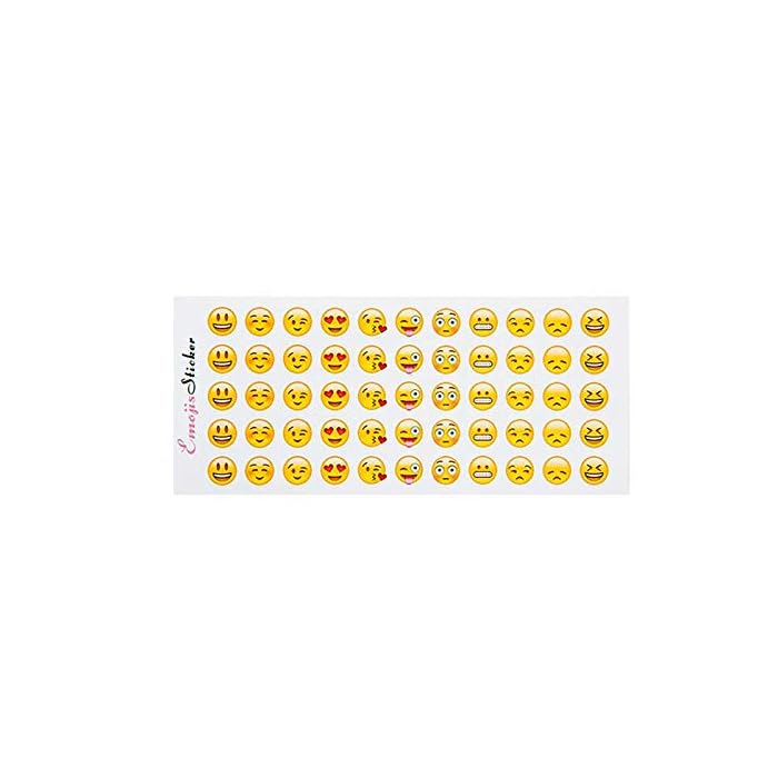 Buy 12 Sheets/Pack emoji Sticker Pack 660 emoji Smile Stickers Cute ...