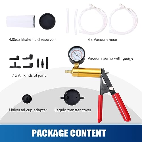 Snapklik.com : 2 In 1 Brake Fluid Bleeder Oil Change Hand Held Vacuum ...