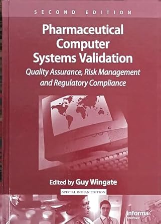 Buy Pharmaceutical Computer Systems Validation Book Online at Low ...