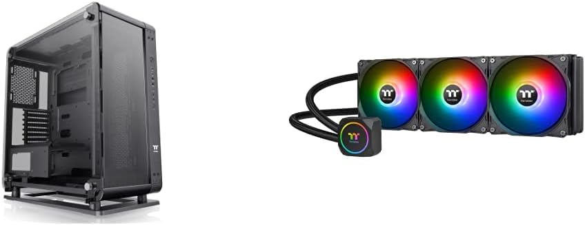 Amazon.co.jp: 【セット買い】Thermaltake Core P6 TG -Black- ミドルタワーPCケース CA-1V2 ...