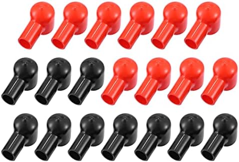 Amazon.com: X AUTOHAUX 20pcs Pipe Shape Battery Terminal Covers Battery ...