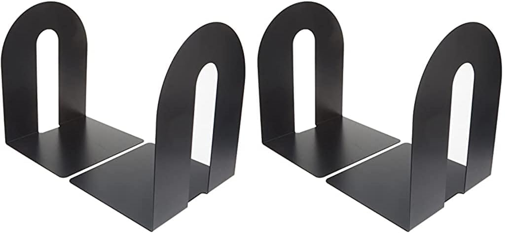 Amazon.com : Officemate Heavy Duty 10" Bookends, Non-Skid Base, Black ...