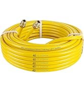 Amazon.com : 40FT CSST 1/2'' CSST Gas Line, Corrugated Stainless Steel ...
