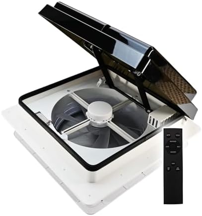 Airtaxi 14" RV Vent Fan | AeroLock™ Enclosed Blades | Rain‑Sensor ...