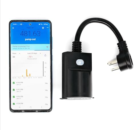 PRO- Wi-Fi Enabled Sump Pump Alarm, Features Include: High Water Alarm ...