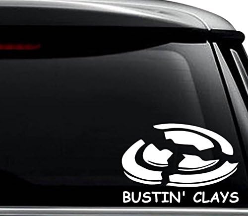 Amazon.com: Busting Clays Shooting Shooter Decal Sticker For Use On ...