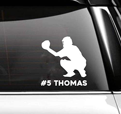 Amazon.com: Personalized Baseball Catcher Decal : Handmade Products