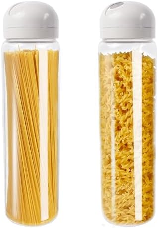 Kilner 2.2 Litre Facetted Clip Top Spaghetti Dispenser Airtight Glass ...