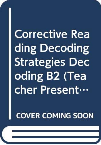 Corrective Reading Decoding Strategies Decoding B2 (Teacher ...