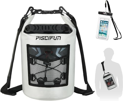 Snapklik.com : Piscifun Dry Bag, Waterproof Floating Backpack 5L