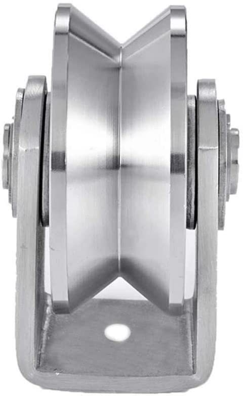 Buy 3in V Groove Wheel, V Groove Caster, Stainless Steel, Heavy Duty ...