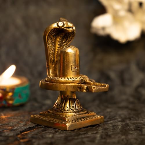 Buy ARTVARKO™ Brass Metal Shivling for Pooja Small Size Shiv Ling ...