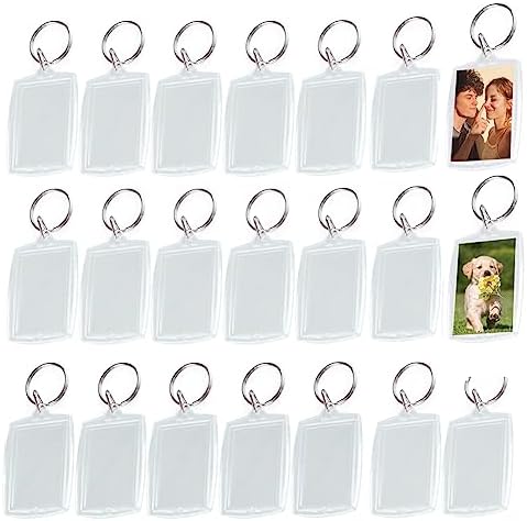 10PCS Clear Acrylic Rectangle Blank Photo Image Picture Frame Framework ...
