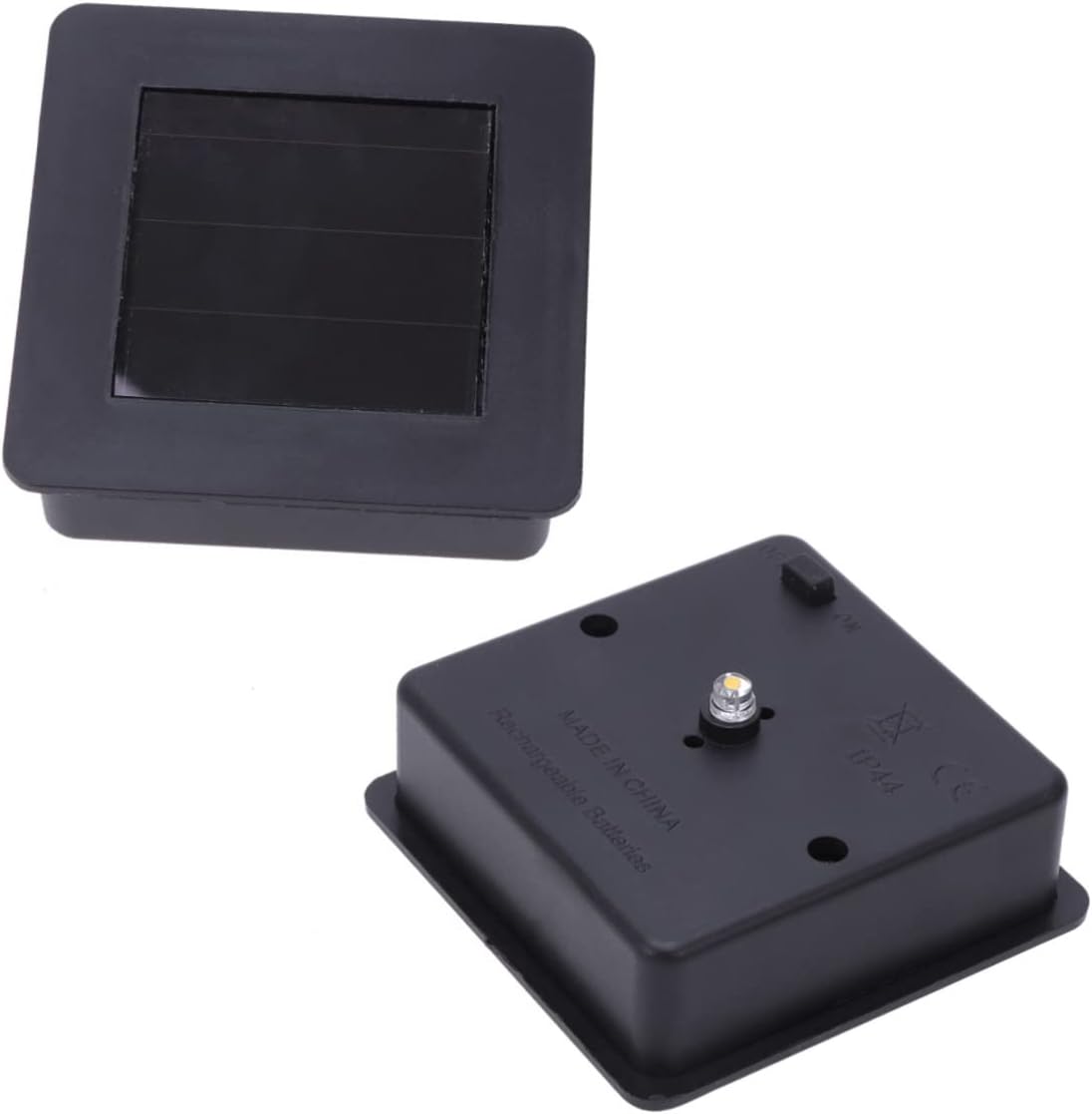 jojofuny Solar Lantern Replacement Top 1pc Led Light Cover Square Solar ...
