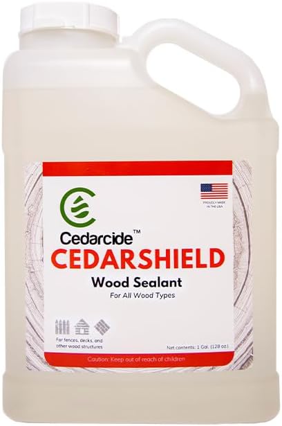 Cedarcide Cedarshield (1 Gallon) | Non-Toxic Wood Treatment and ...